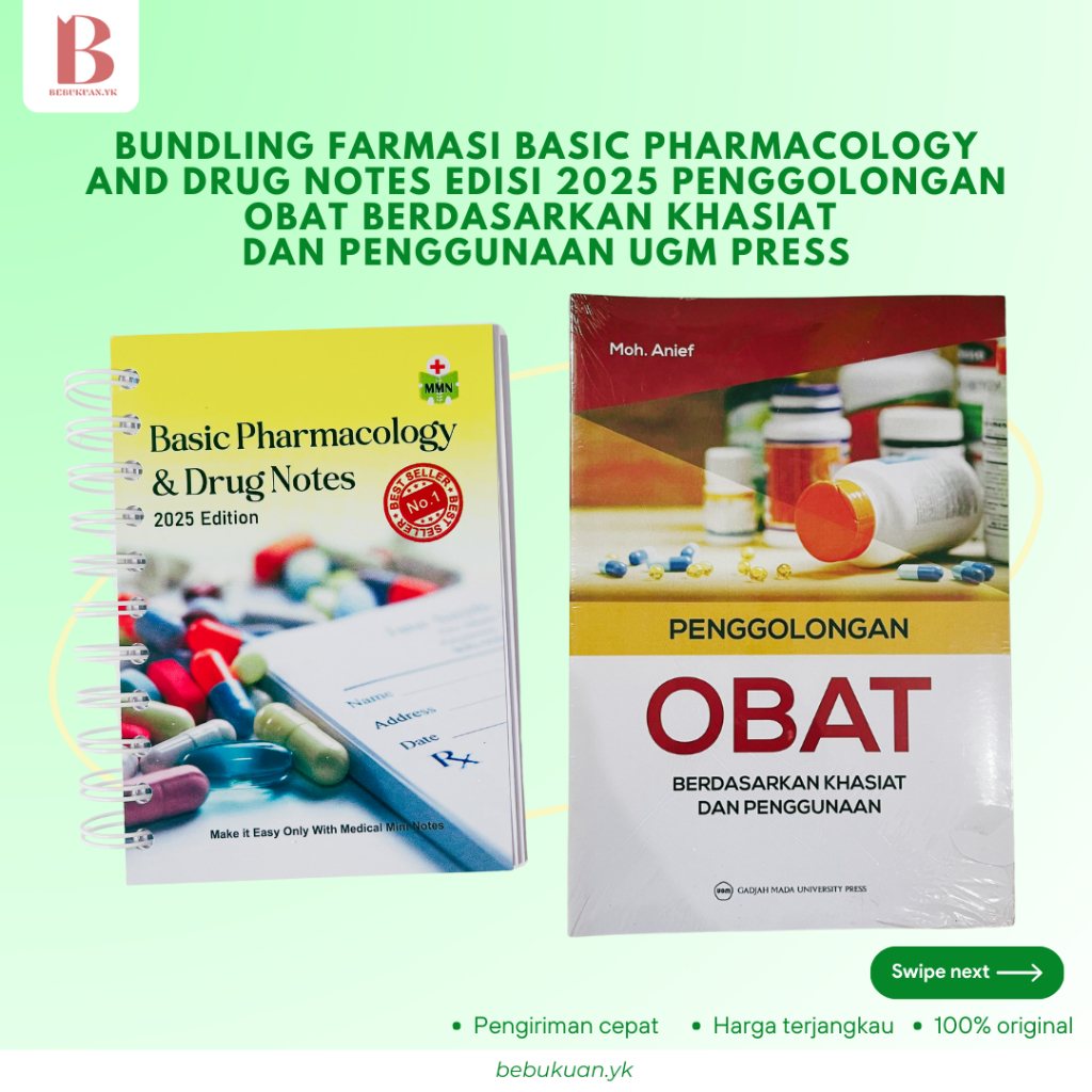 Jual Bundling Farmasi Basic Pharmacology and Drug Notes Edisi 2025 dan ...