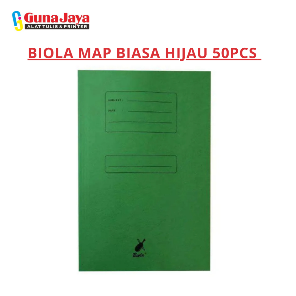 Jual BIOLA MAP BIASA HIJAU 50PCS | Shopee Indonesia