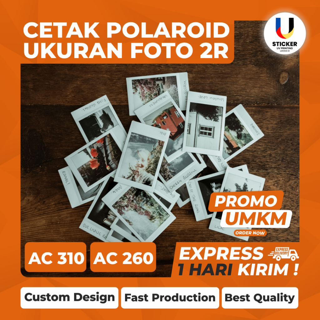 Jual CETAK FOTO STIKER 2R 4R | STIKER FOTO POLAROID | MURAH | CUSTOM STIKER FOTO | CETAK MURAH ...