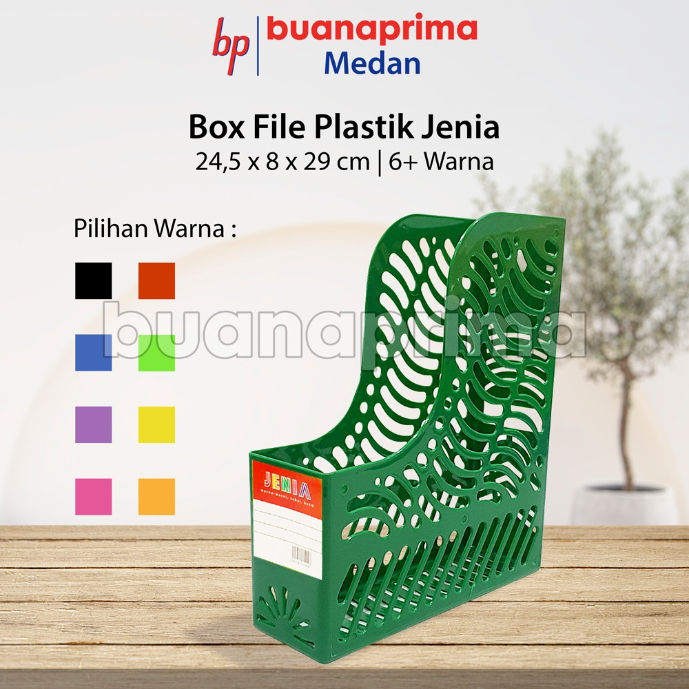 Jual BOX FILE JENIA Plastik Warna Warni Keranjang Penyimpanan Folio ...