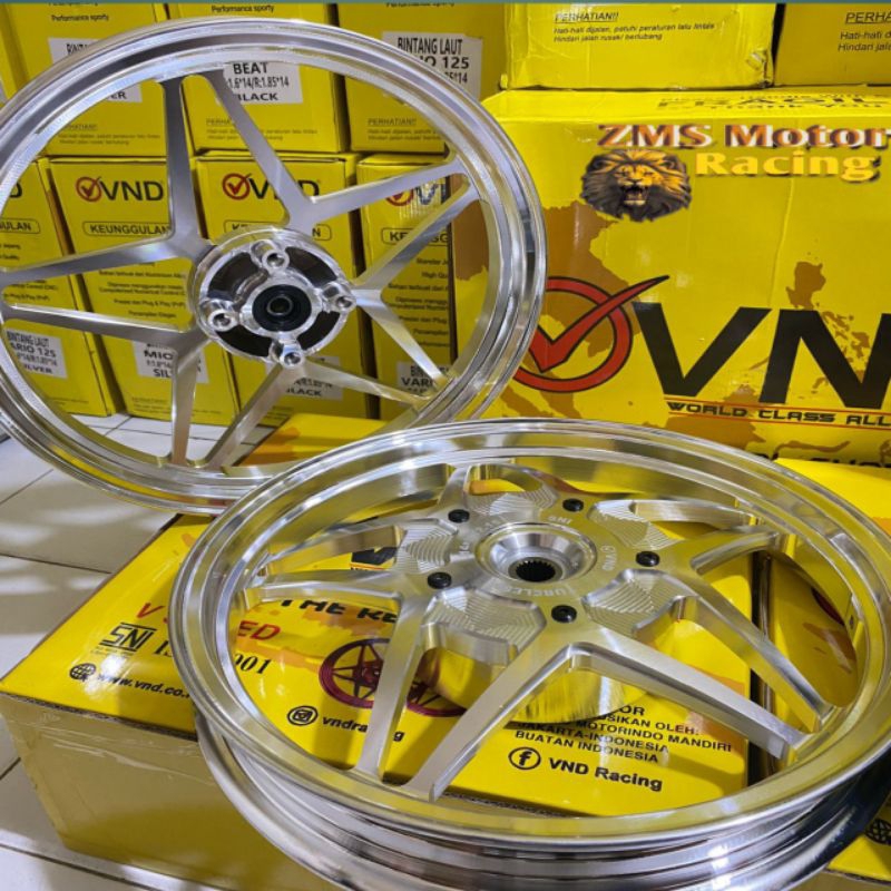 Jual VELG RACING VND V SPEED 1 VARIO 125/150/160 CBS_hitam | Shopee Indonesia