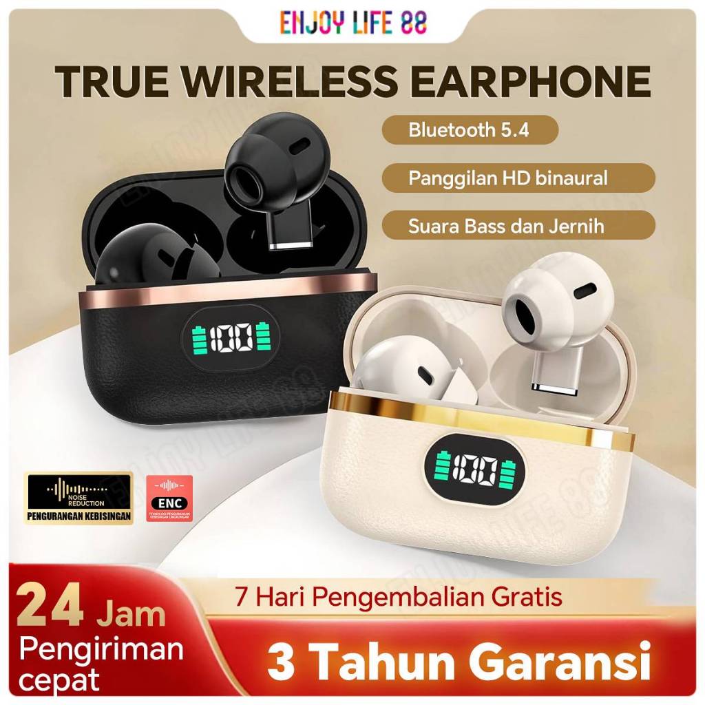 Jual Earphone Bluetooth 5.4 Nirkabel Suara HiFi TWS M04S dengan Kontrol Sentuh dengan Latency ...