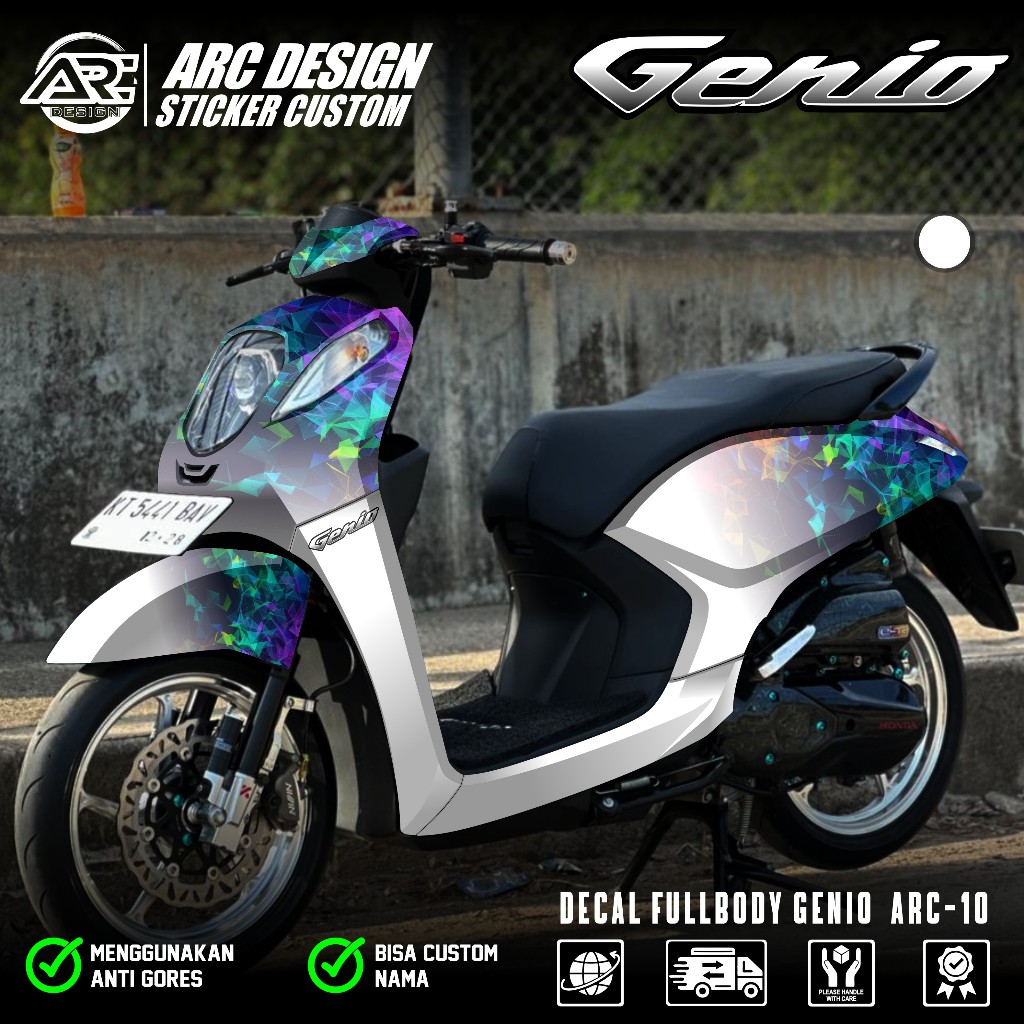 Jual (COD PROMO) TERBARU Decal Sticker Honda GENIO Full body - Sticker ...