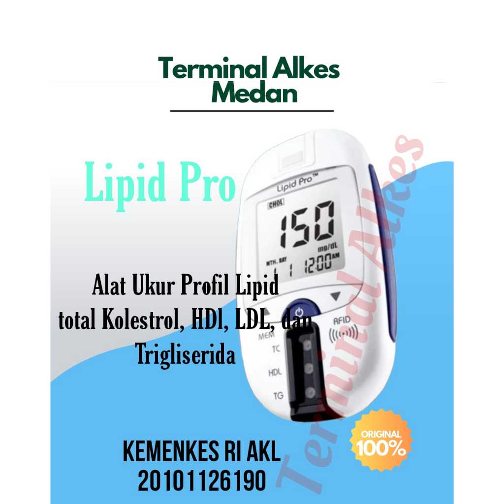 Jual Alat Tes Lipid Pro Kolesterol Trigliserida HDL LDL Glucose Meter ...