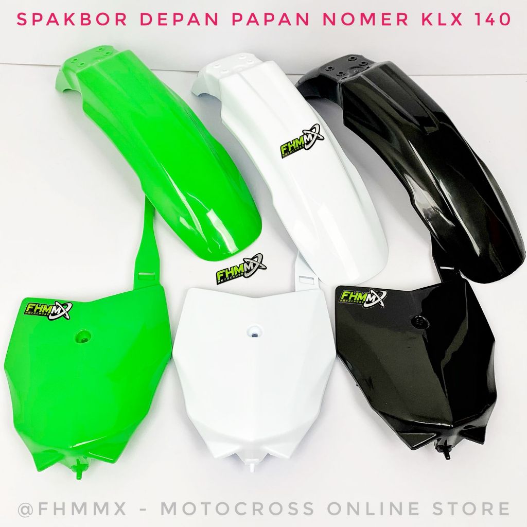Jual Spakbor depan cover nomer KLX 140 SRX | Shopee Indonesia