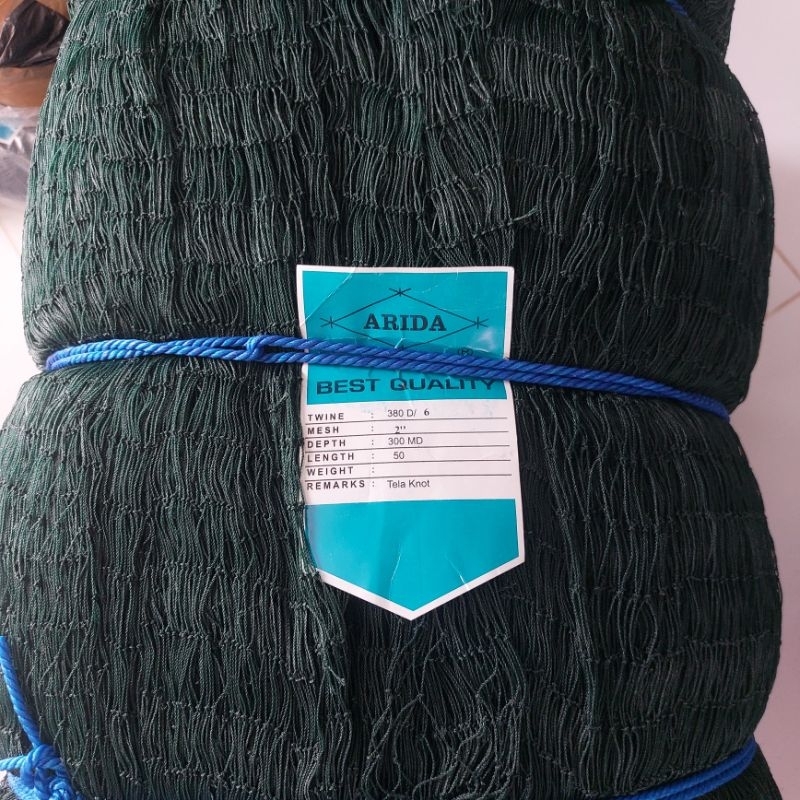 Jual jaring trol trawl PE ARIDA 2 in D6 300md x 50yds | Shopee Indonesia