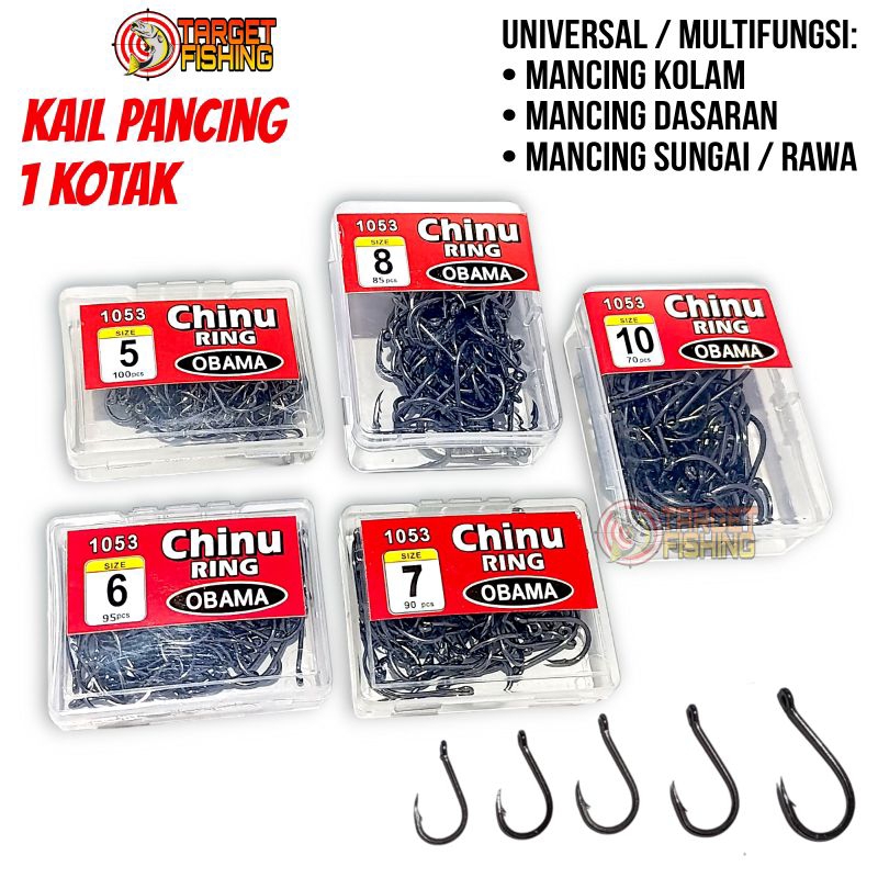 Jual Mata Kail CHINU OBAMA isi 100pcs Mata Pancing 1 Box | Shopee Indonesia