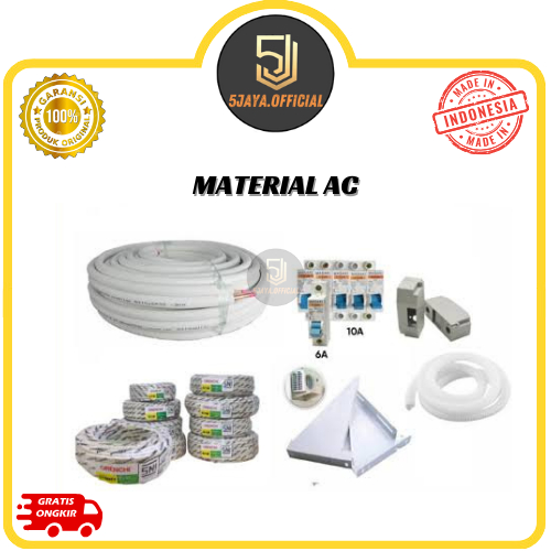 Jual MATERIAL AC 3 Meter Material Untuk Pasang AC Lengkap 3 Meter ...