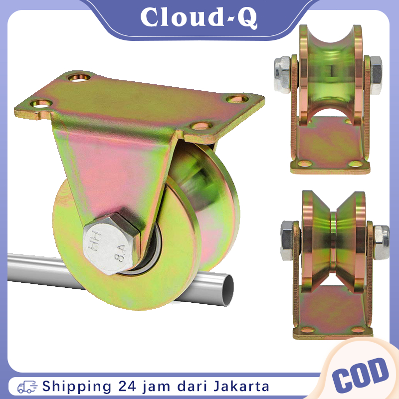 Jual 50mm Roda Pagar Roda Bubut Galvanized Sliding Gate Wheel Roda ...