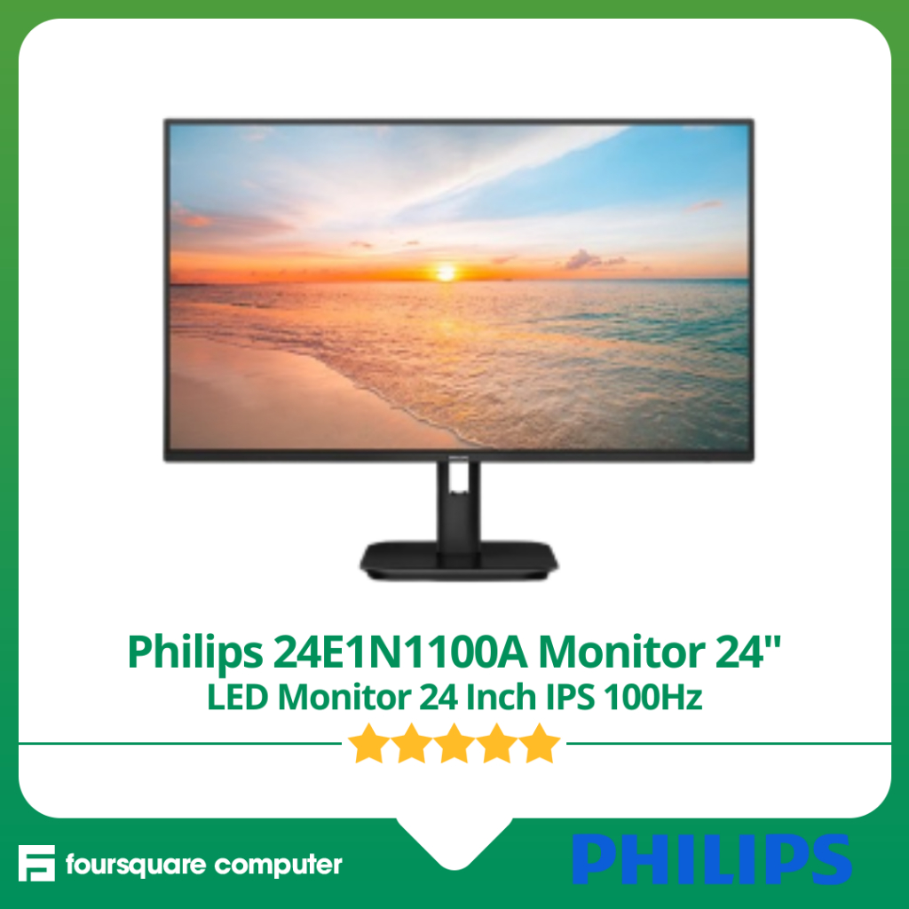 Jual Philips 24E1N1100A LED Monitor 24 Inch IPS 100Hz 1ms | Shopee ...