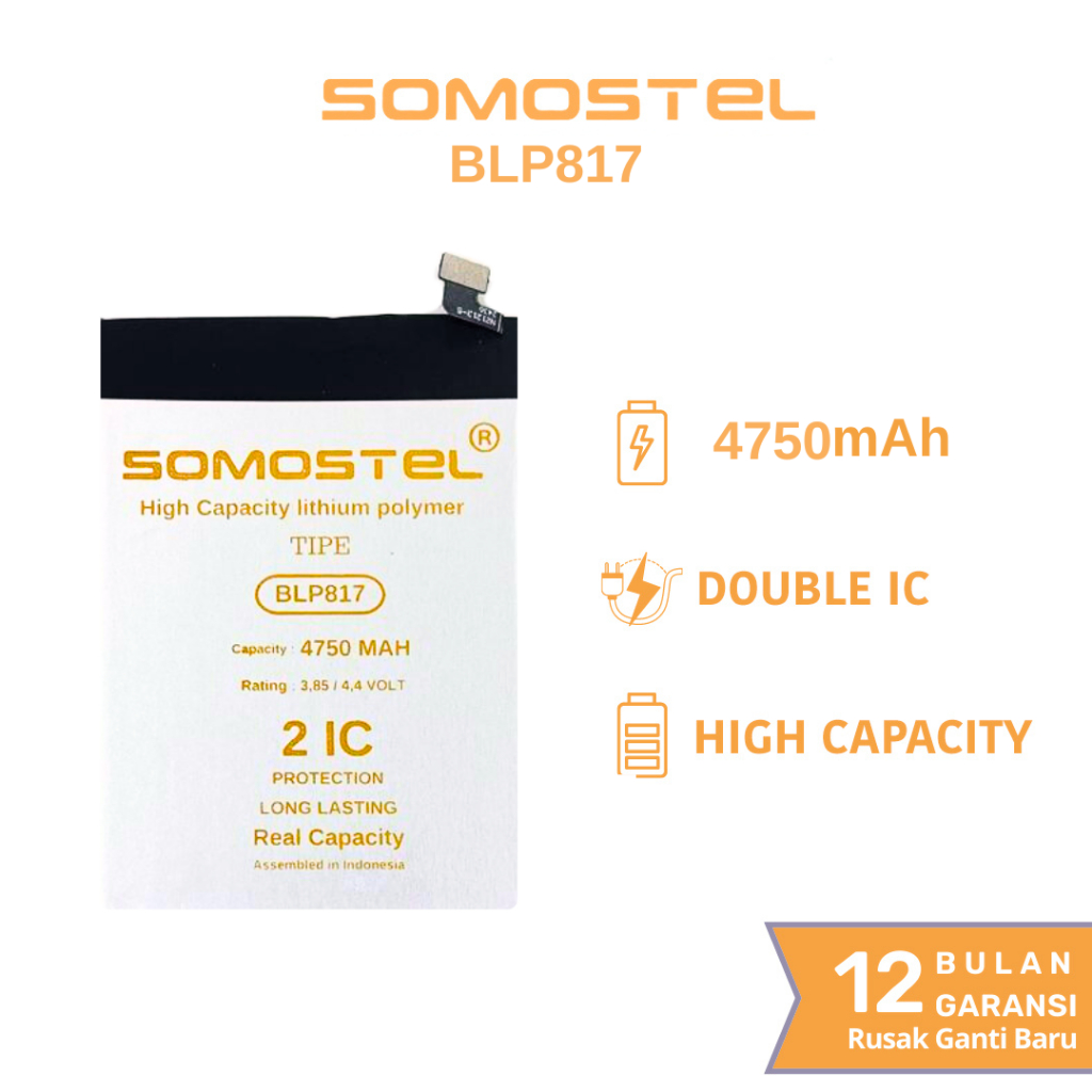 Jual Somostel - BLP817 A15 / A15S / A16E / A16K Batre Batrai Baterai ...
