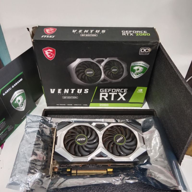 Jual MSI VENTUS VGA CARD RTX 2060 DDR6. 6GB. | Shopee Indonesia