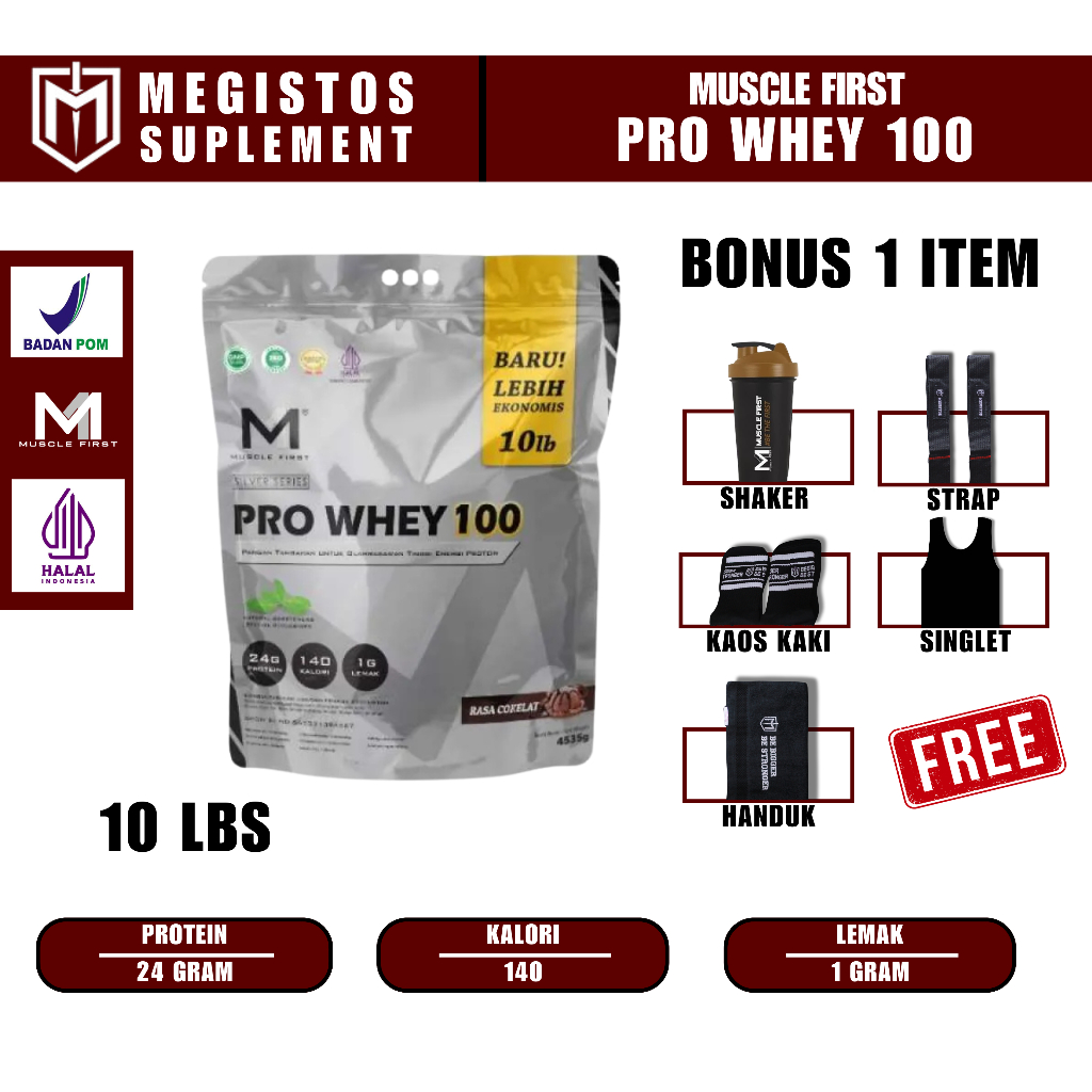 Jual Muscle First Pro Whey 100 10 Lbs | Shopee Indonesia