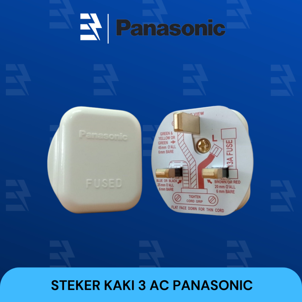 Jual PANASONIC STEKER AC WEJ 9111W ( COLOKAN AC SAJA ) | Shopee Indonesia