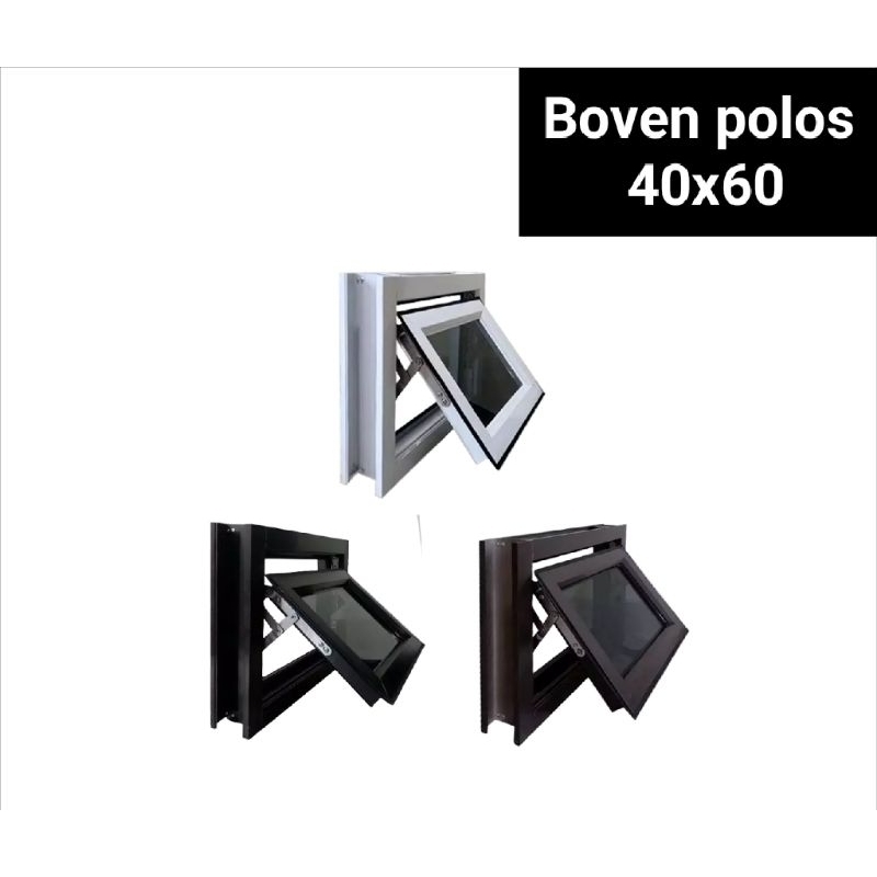 Jual Jendela Boven aluminium 60x40 gratis packing kayu | Shopee Indonesia