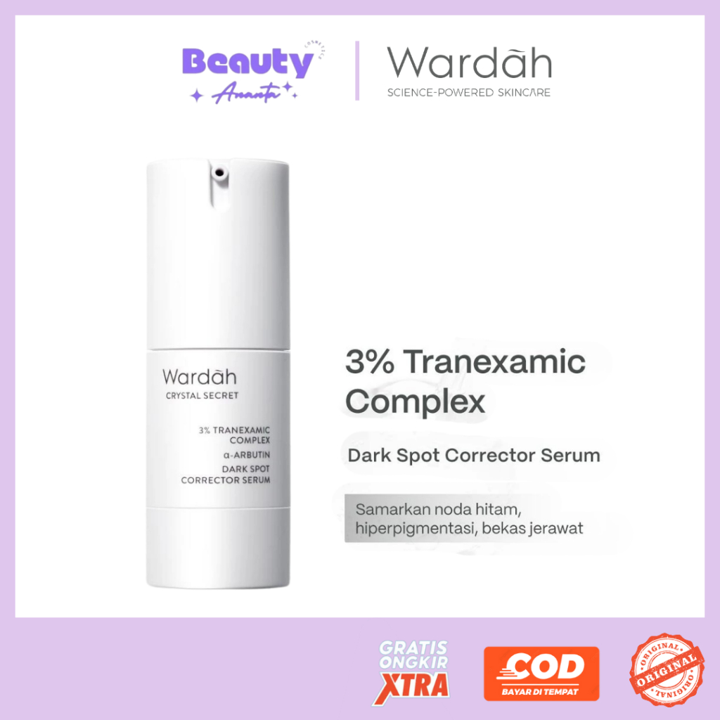 Jual ️ANANTA ️ Wardah 3% Tranexamic Acid + Alpha Arbutin Crystal Secret ...