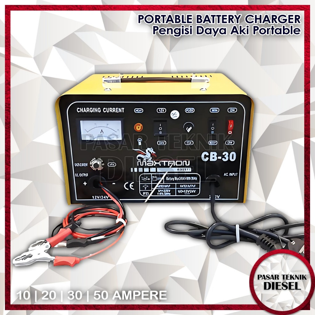 Jual Battery Charger Aki Mobil Motor 50 A CB 50 Single Phase 220 volt ...