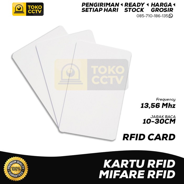 Jual KARTU RFID MIFARE / RFID CARD MIFARE 13.56Mhz | Shopee Indonesia