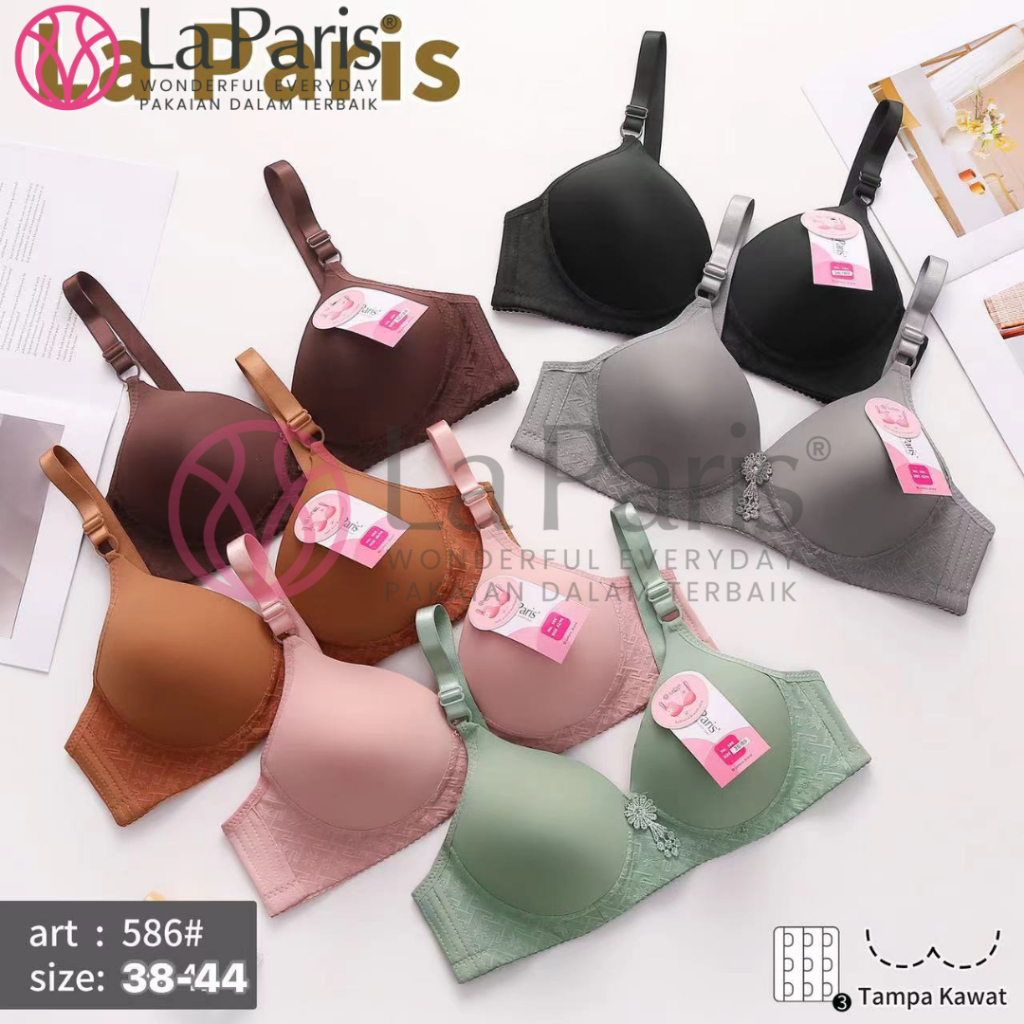 Jual BRA BH LAPARIS CUP B Besar Busa Tipis Tanpa Kawat BRA LAPARIS 586 ...