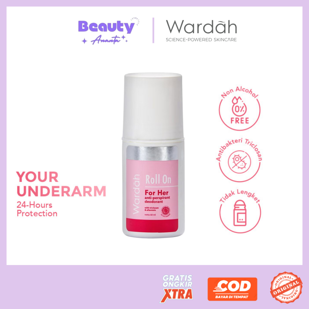 Jual WARDAH ROLL ON FOR HER 60ml | Shopee Indonesia