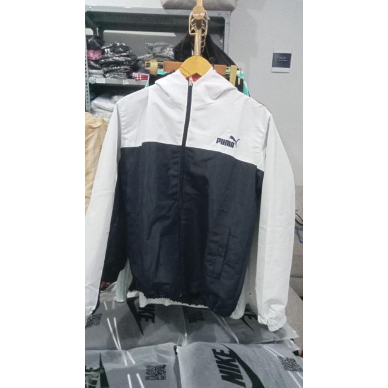 Jual jaket original puma putih navy | Shopee Indonesia