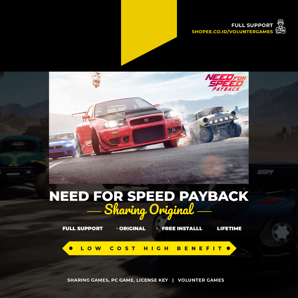 Jual NEED FOR SPEED NFS PAYBACK STANDARD EDITION PC ORIGINAL | Shopee ...