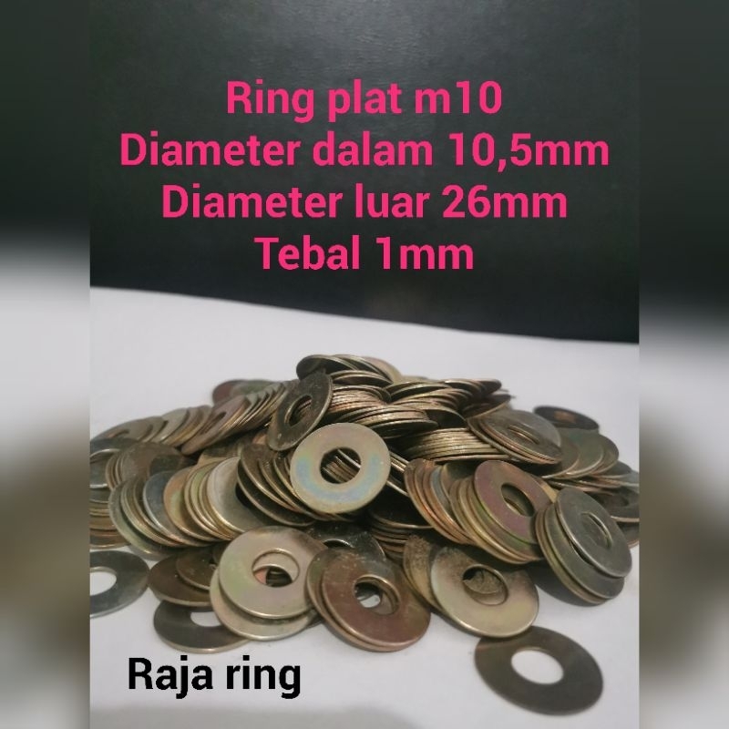 Jual ring plat m10x26x1 tebal 1mm harga per kg | Shopee Indonesia