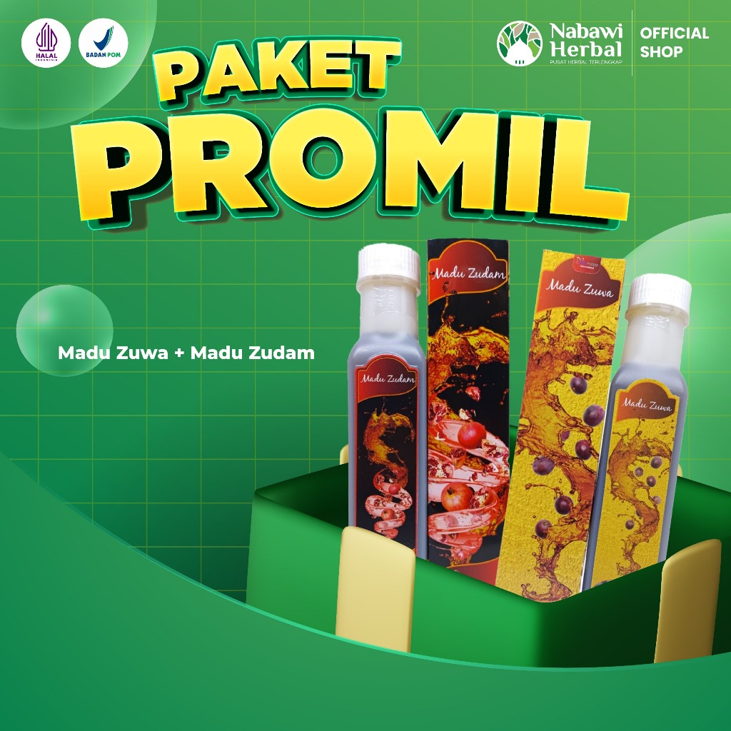 Jual PAKET PROMIL Madu Zuwa dan Madu Zudam Penyubur Kandungan Wanita ...