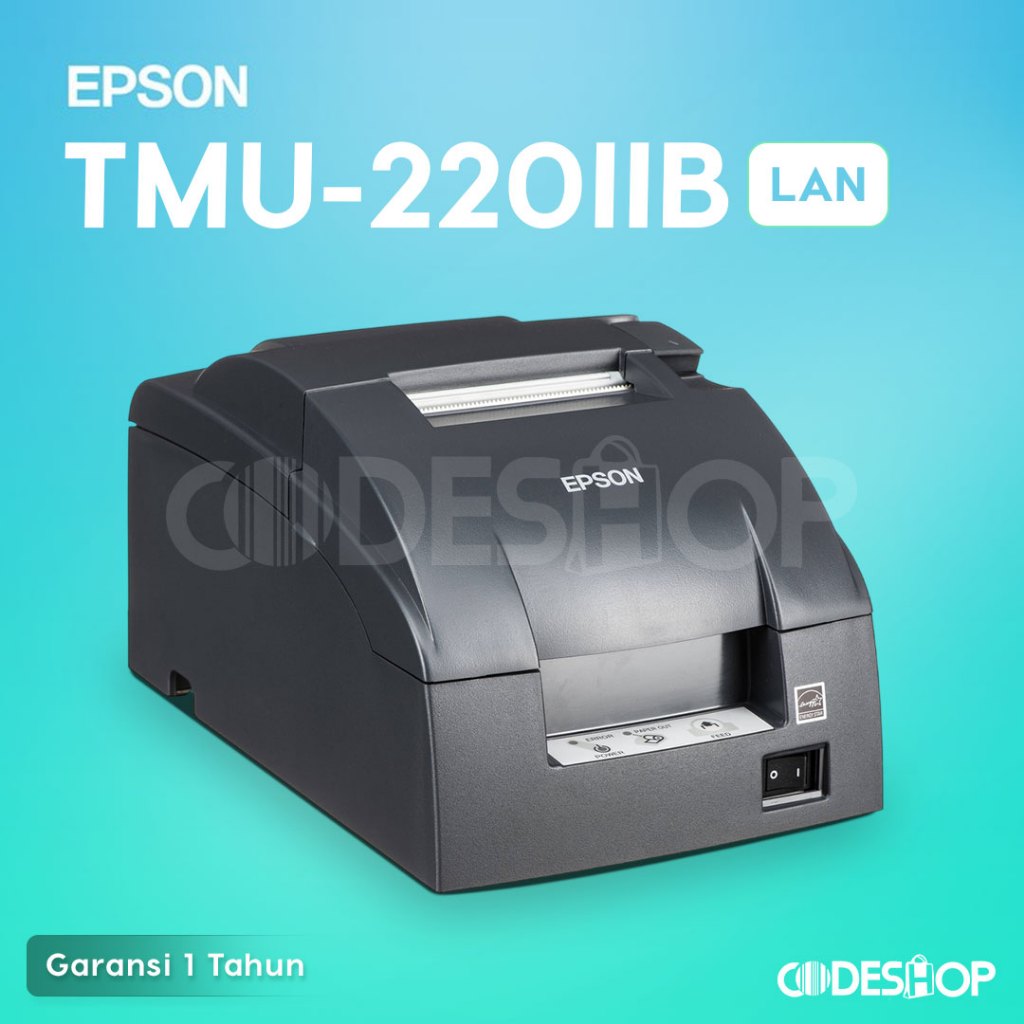 Jual Printer Epson TM-U220IIB POS Dot Matrix LAN Cetak Kertas Struk ...