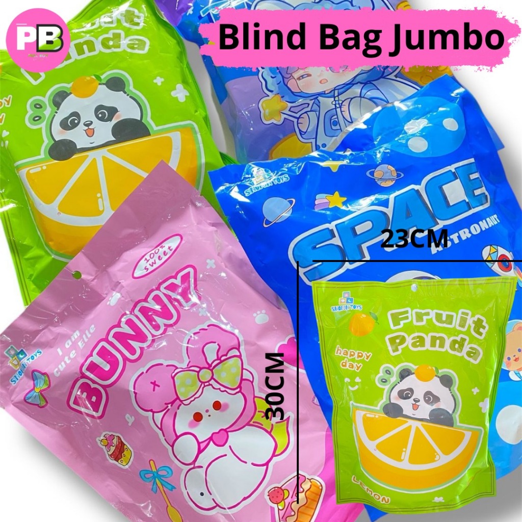 Jual Blind Bag Jumbo Karakter Blind Bag Panda Bunny Astronot Blind Box ...