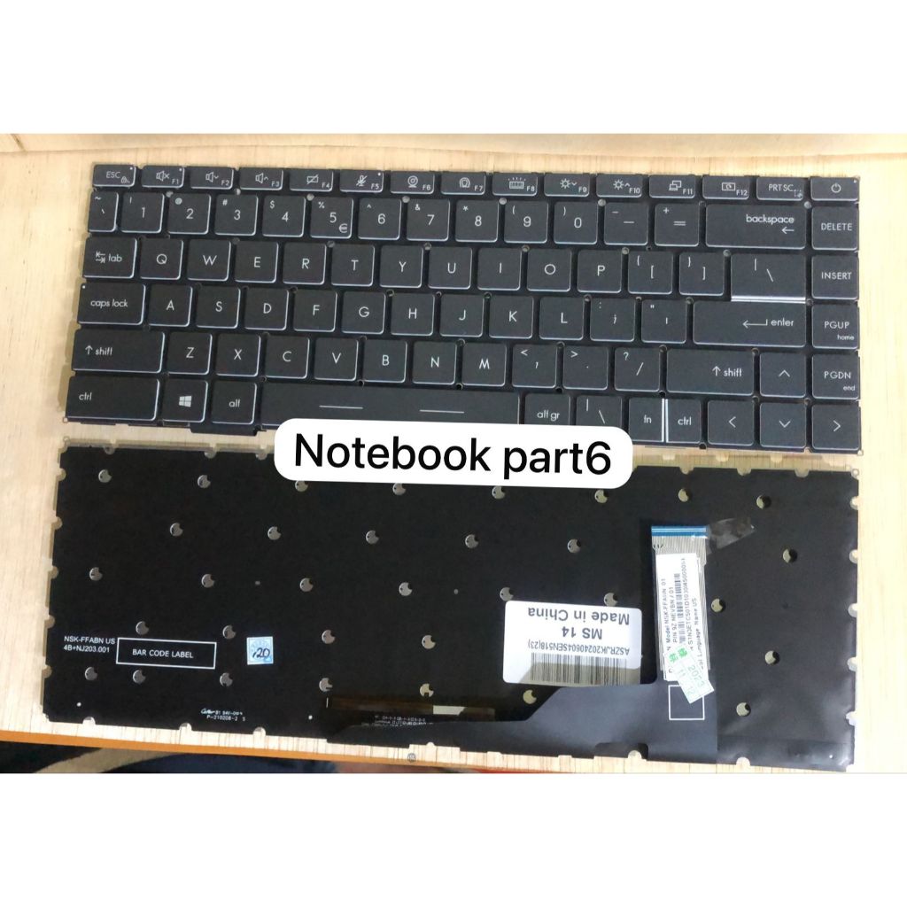 Jual KEYBOARD MSI MODERN MS-14 MS-14B3 MS-14D1 MS-14D2 MS-14D3 MS-14DK | Shopee Indonesia