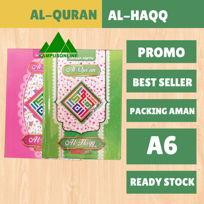 Jual PROMO AL- QURAN DAN TAJWID AL- HAQQ UKURAN A6 PREMIUM | Shopee Indonesia