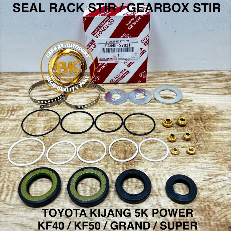 Jual SEAL RACK POWER STEERING KIT BAWAH KIJANG 5K POWER SUPER GRAND KF40 KF50 SIL RAK BAK ...