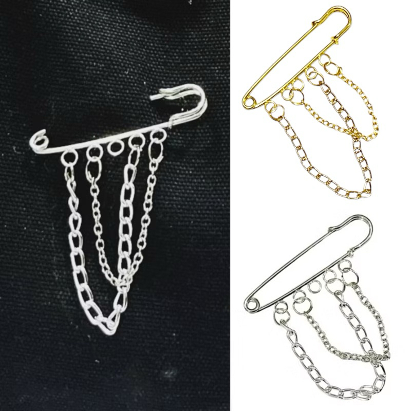 Jual James Chain Brooch Bros Rantai Punk Jumbo Punk Hip Hop Peniti ...