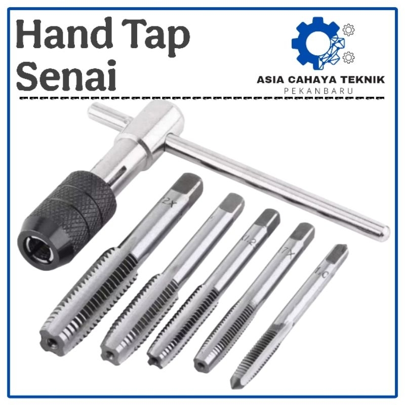 Jual Handtap Set Senai Derat M3-M8 Alat Membuat Drat Hand Tap Snai 6 Pcs | Shopee Indonesia