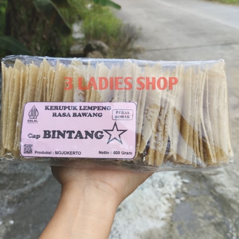 Jual Kerupuk Puli Bawang Mentah / Kerupuk Puli Beras / Kerupuk Lempeng ...