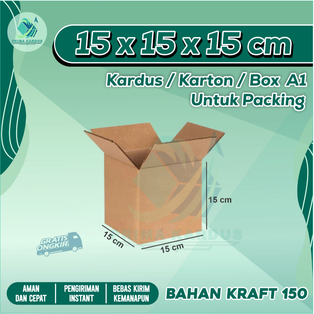 Jual Kardus Packing 15x15x15 | Box packing | Karton Packing | Shopee ...