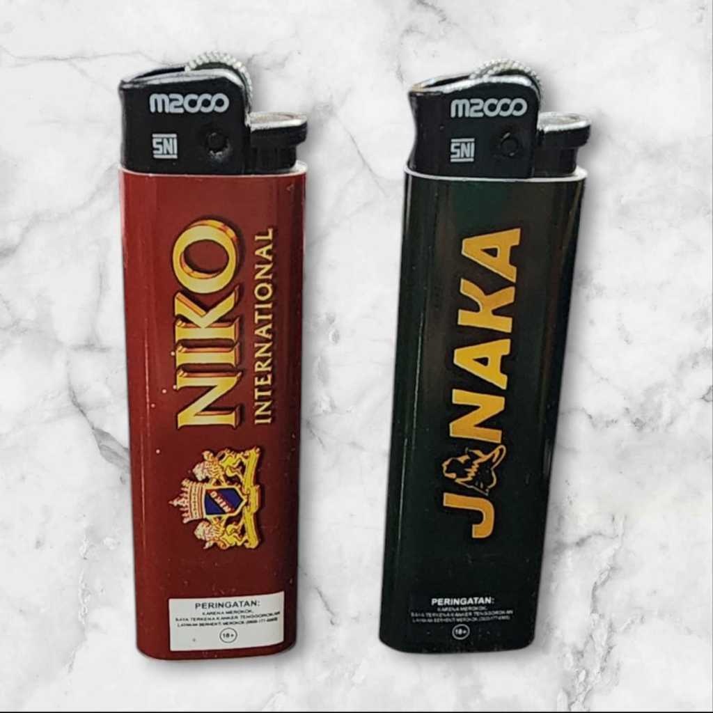 Jual Korek Api Gas Murah M2000 Branding Merk [Size Normal, bkn yg mini ...