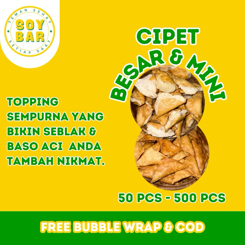 Jual Cipet Mini & Besar Khas Garut Isi 150pcs | Shopee Indonesia