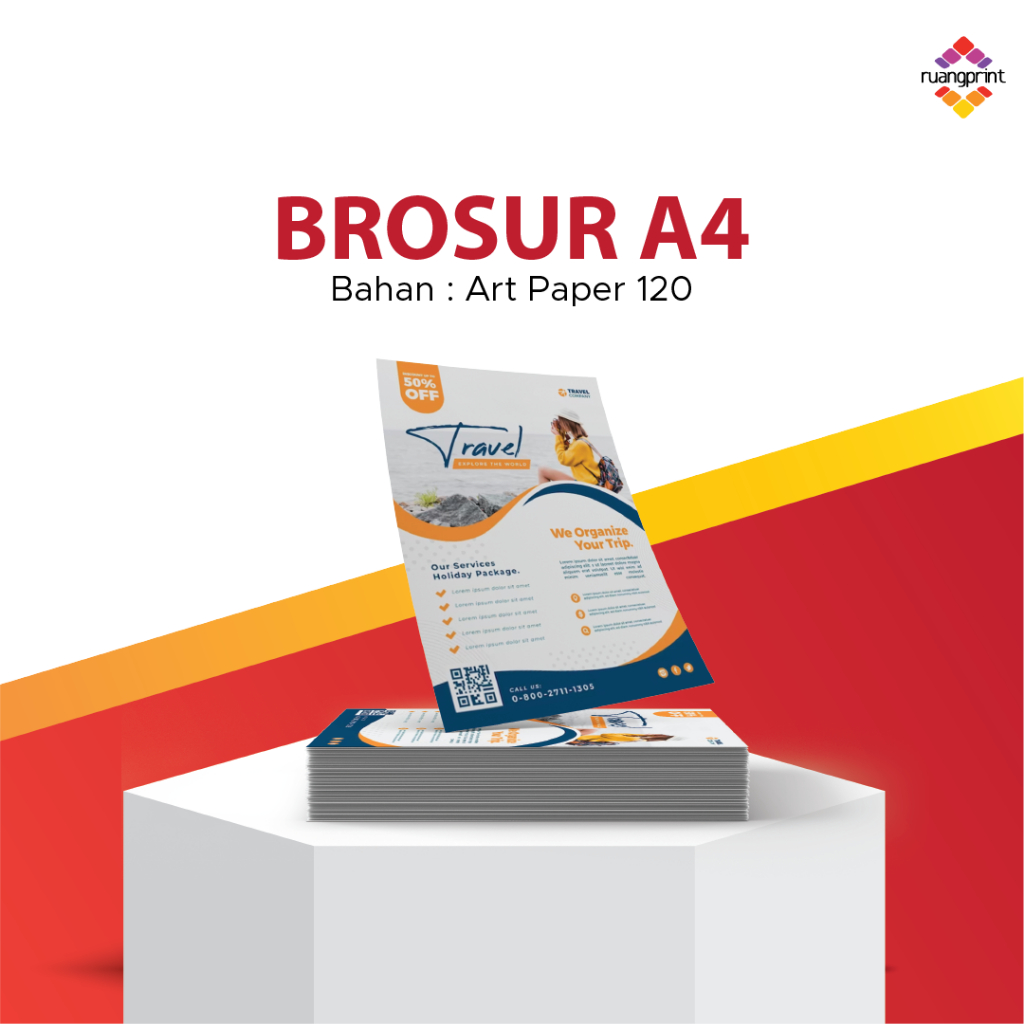 Jual "Cetak Brosur A4 Bahan Art Paper 120gr / Print Brosur A4 / Flyer ...