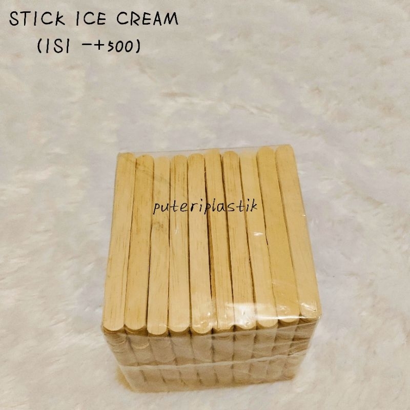 Jual Stick Ice Cream Kayu Stik Es Krim (ISI 500pcs) | Shopee Indonesia