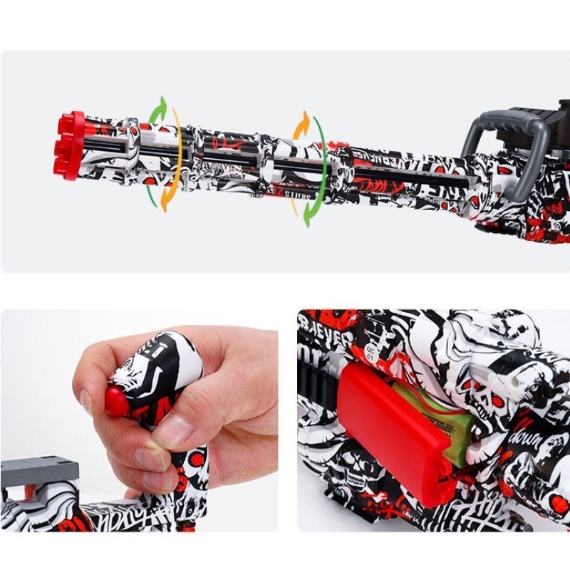 Jual Mainan Anak HEAVY MACHINE GUN GATLING GUN M03-B Mainan Tembakan ...