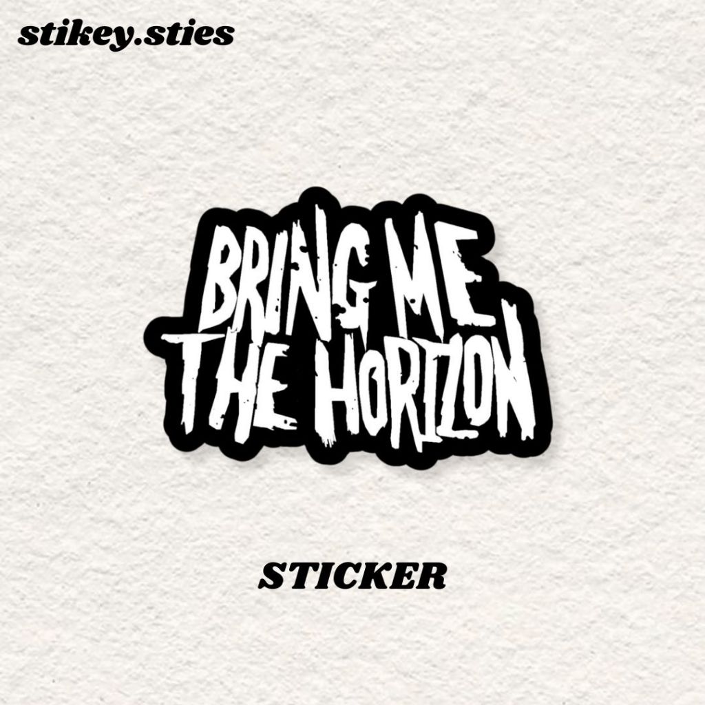 Jual STICKER BRING ME THE HORIZON BAND BMTH AESTHETIC ANTI AIR VINYL ...