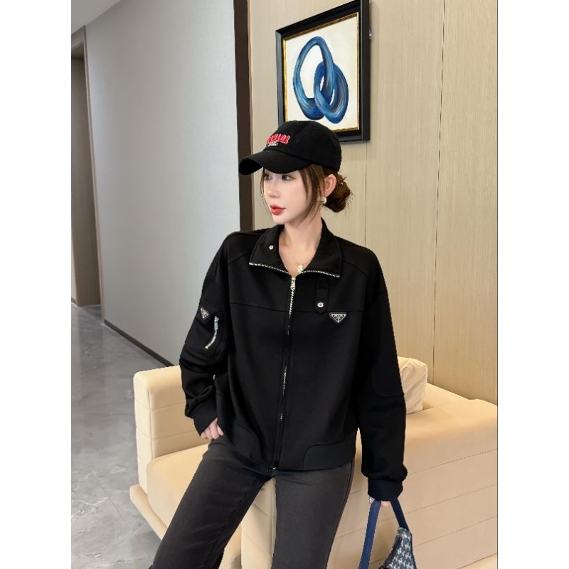 Jual jacket zip hitam | Shopee Indonesia