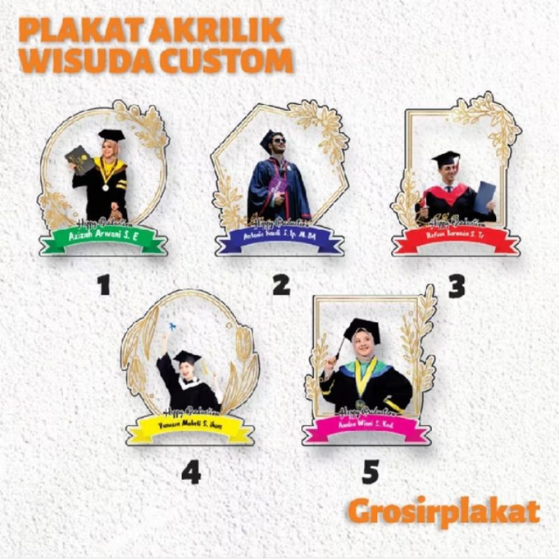 Jual Plakat Akrilik Wisuda Foto - TERMURAH | Shopee Indonesia