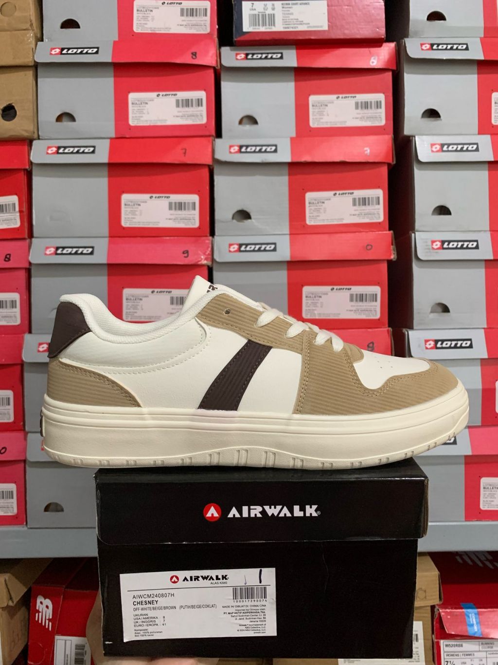 Jual Airwalk Chesney Off White/Beige/Brown Men Shoes Original | Shopee ...