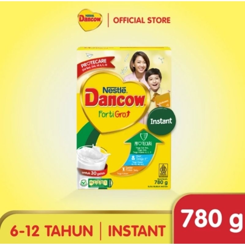 Jual Nestle DANCOW FortiGro INSTANT, Untuk Anak Usia, 6-12 Tahun, Ukuran : 780 gram | Shopee ...