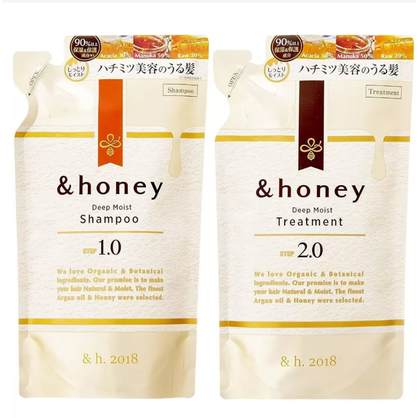 Jual &HONEY Melty Moist Repair Shampoo Treatment Hair Oil Original Japan / &Honey Hair Oil ...