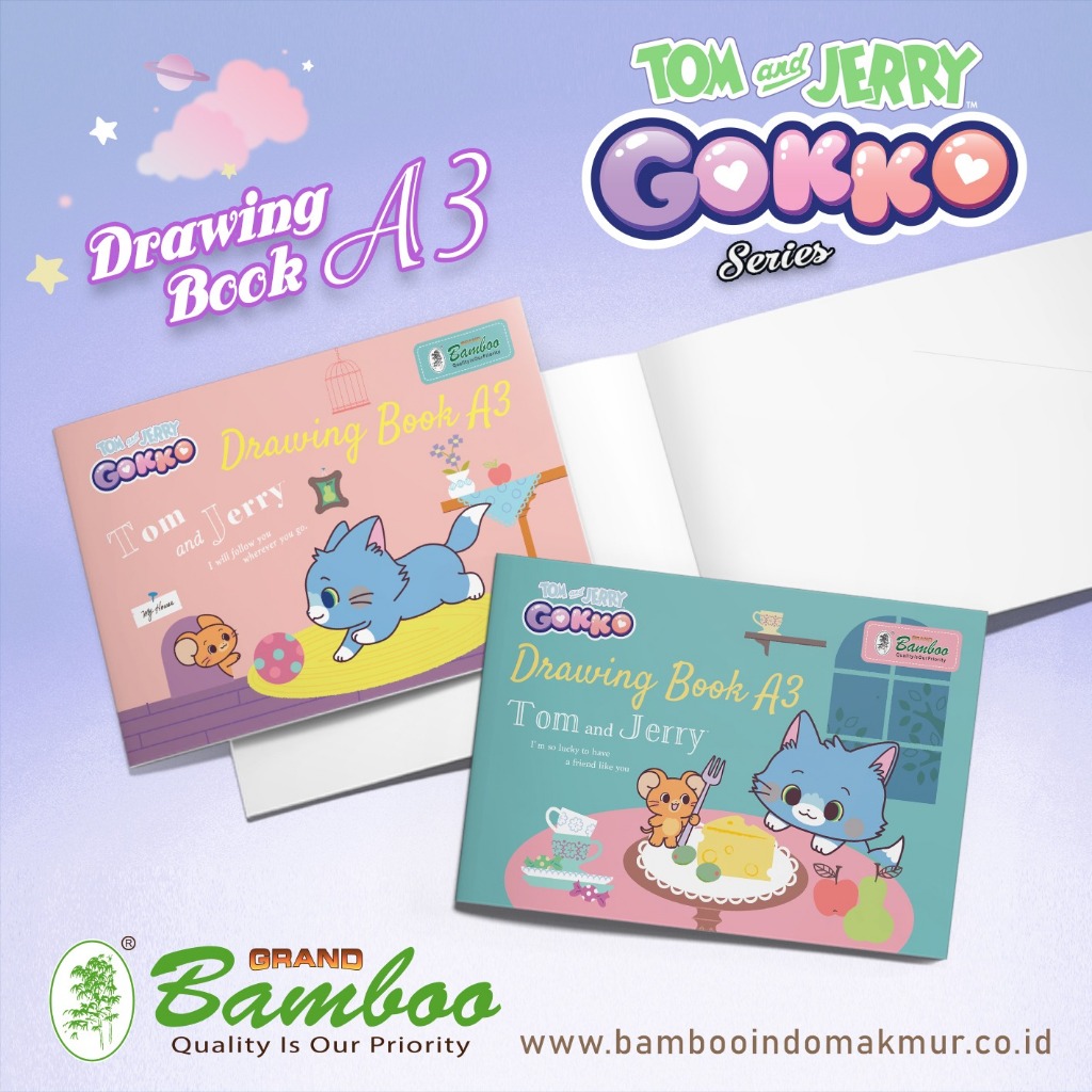Jual (1 Pcs) Buku Gambar Bamboo A3 Kertas Tebal / Buku Sketsa Mewarnai ...