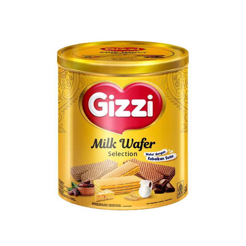 Jual Gizzi select wafer susu kaleng 240gr | Shopee Indonesia